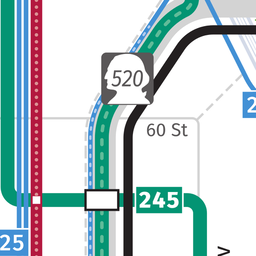 Greater Eastside Transit Map