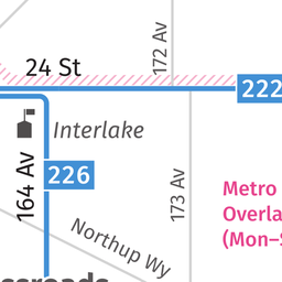 Greater Eastside Transit Map