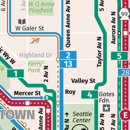 Seattle Transit Map